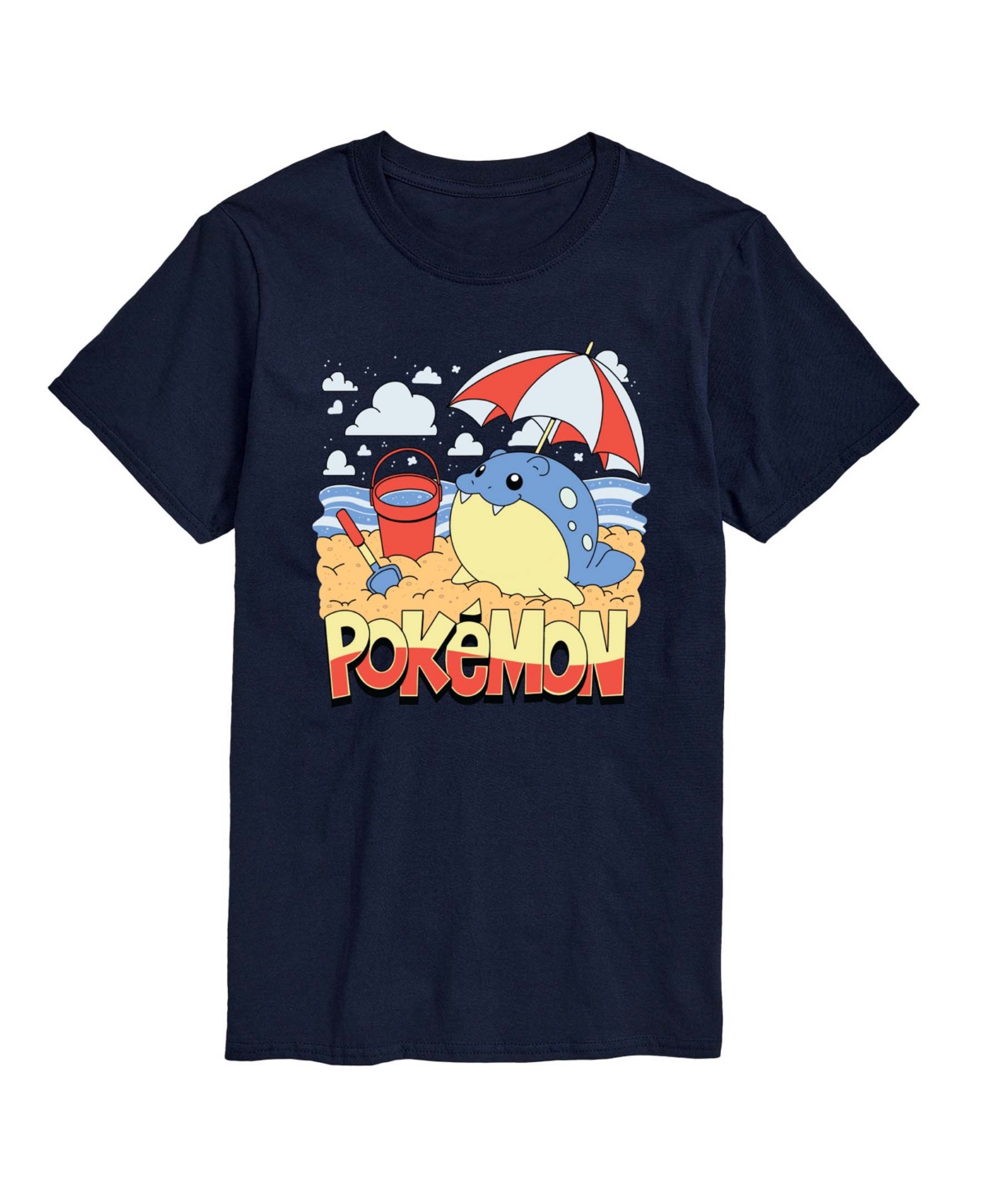 Click here for Airwaves Mens Pokemon Beach Graphic T-Shirt - Navy prices