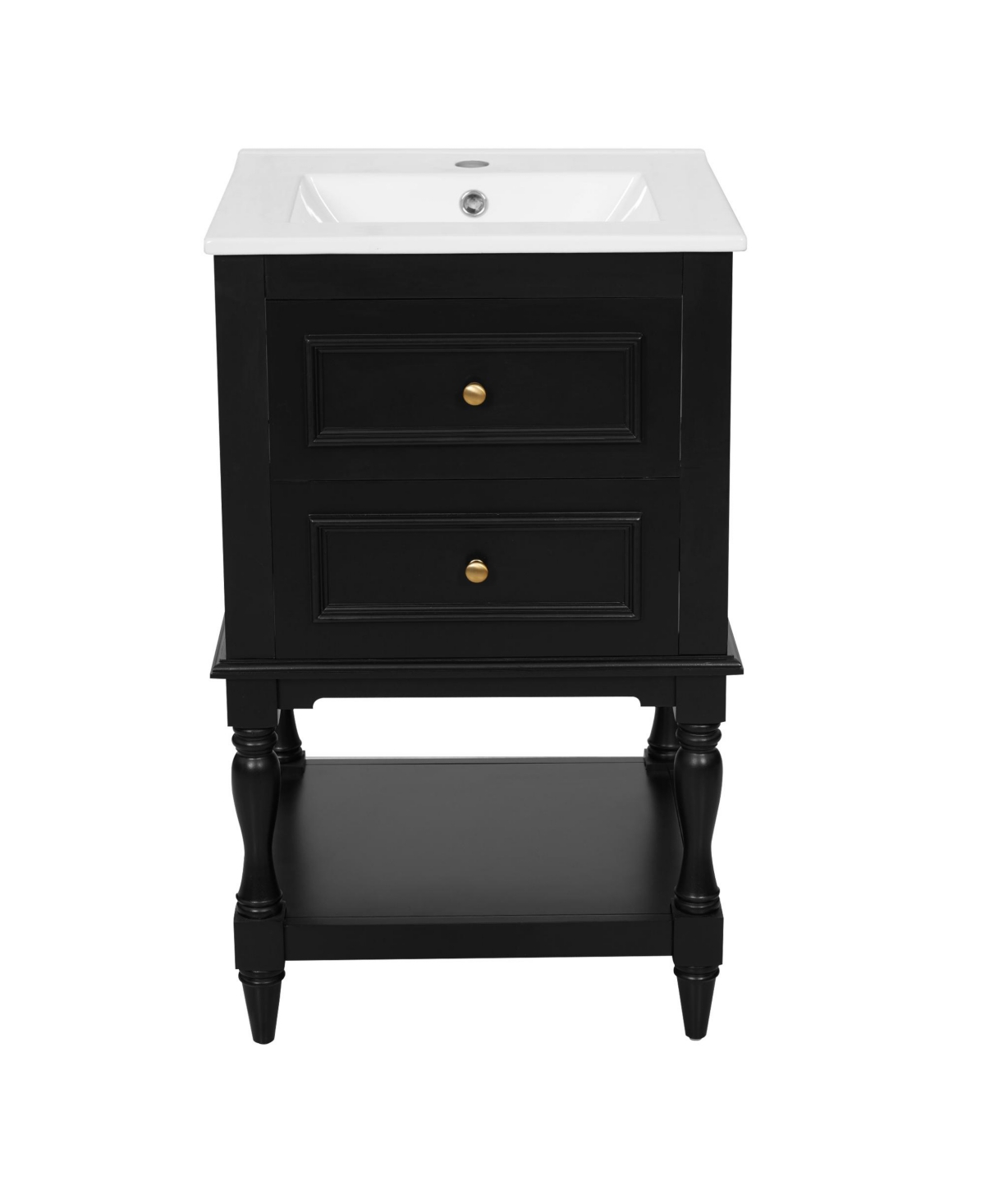 Click here for Busdays 20 Inch Ceramic Sink Bathroom Vanity Retro... prices