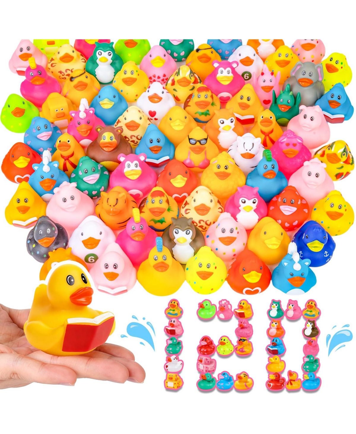 Click here for Gnuadz Rubber Ducks Bulk Bath Pool Party Favors -... prices