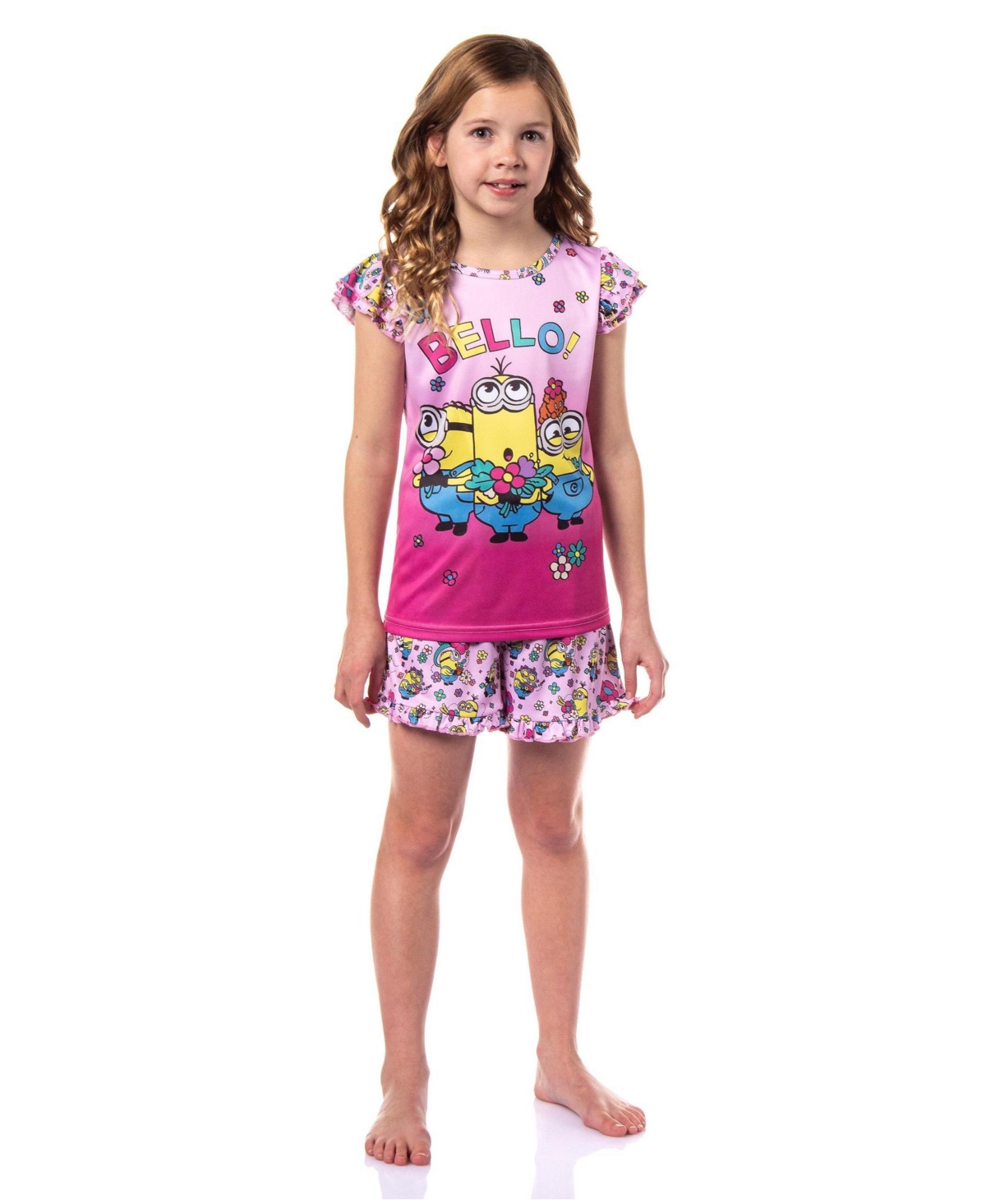 Click here for Despicable Me Girls (4-20) Flower Bello Minions Sl... prices