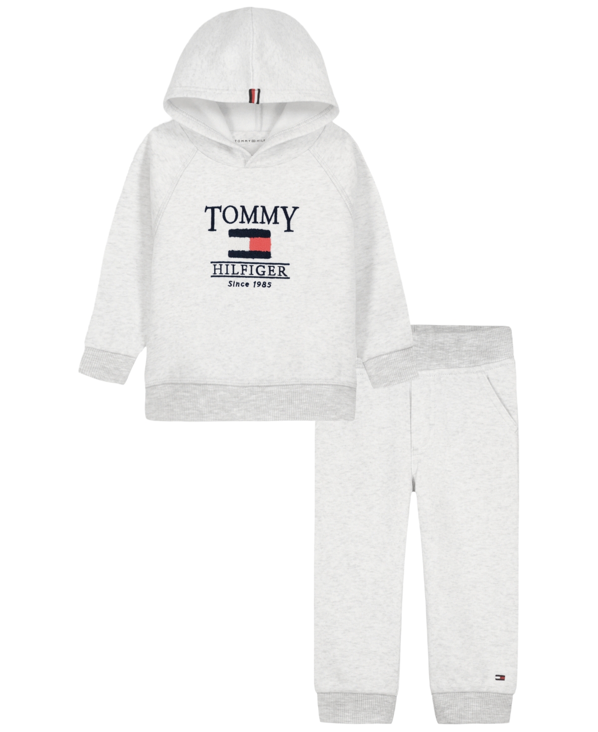 Click here for Tommy Hilfiger Baby Boys Logo Fleece Hoodie and Jo... prices