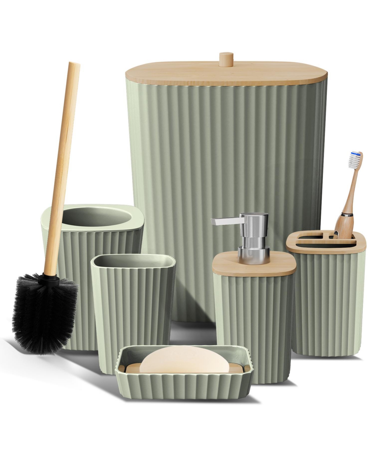 Click here for 6 Piece Complete Bathroom Decor and Accessory Set... prices