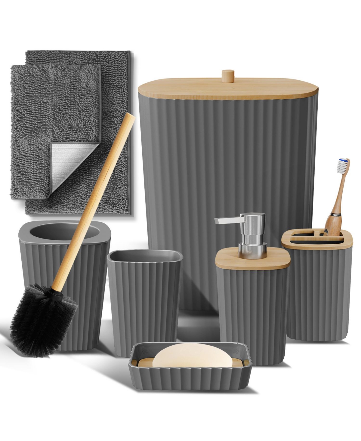 Click here for Clara Clark 8 Piece Complete Bathroom Decor and Ac... prices