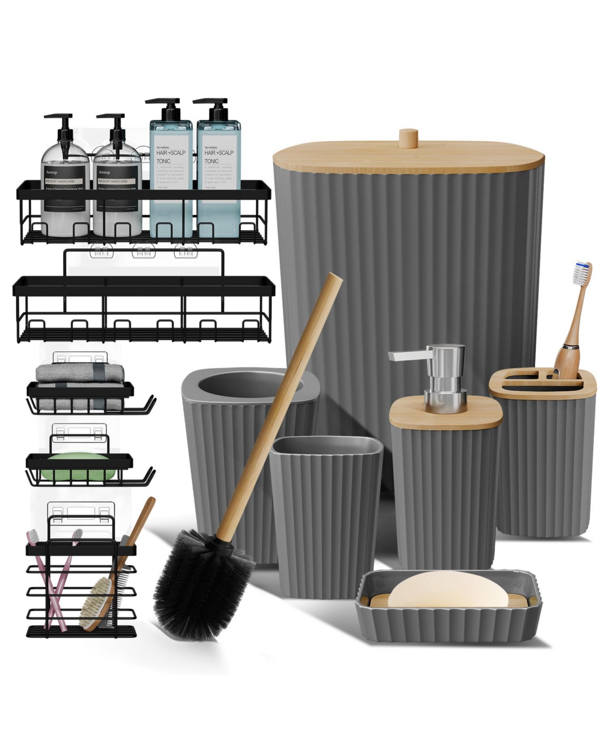 Click here for Clara Clark Modern Complete Bathroom Decor and Sho... prices