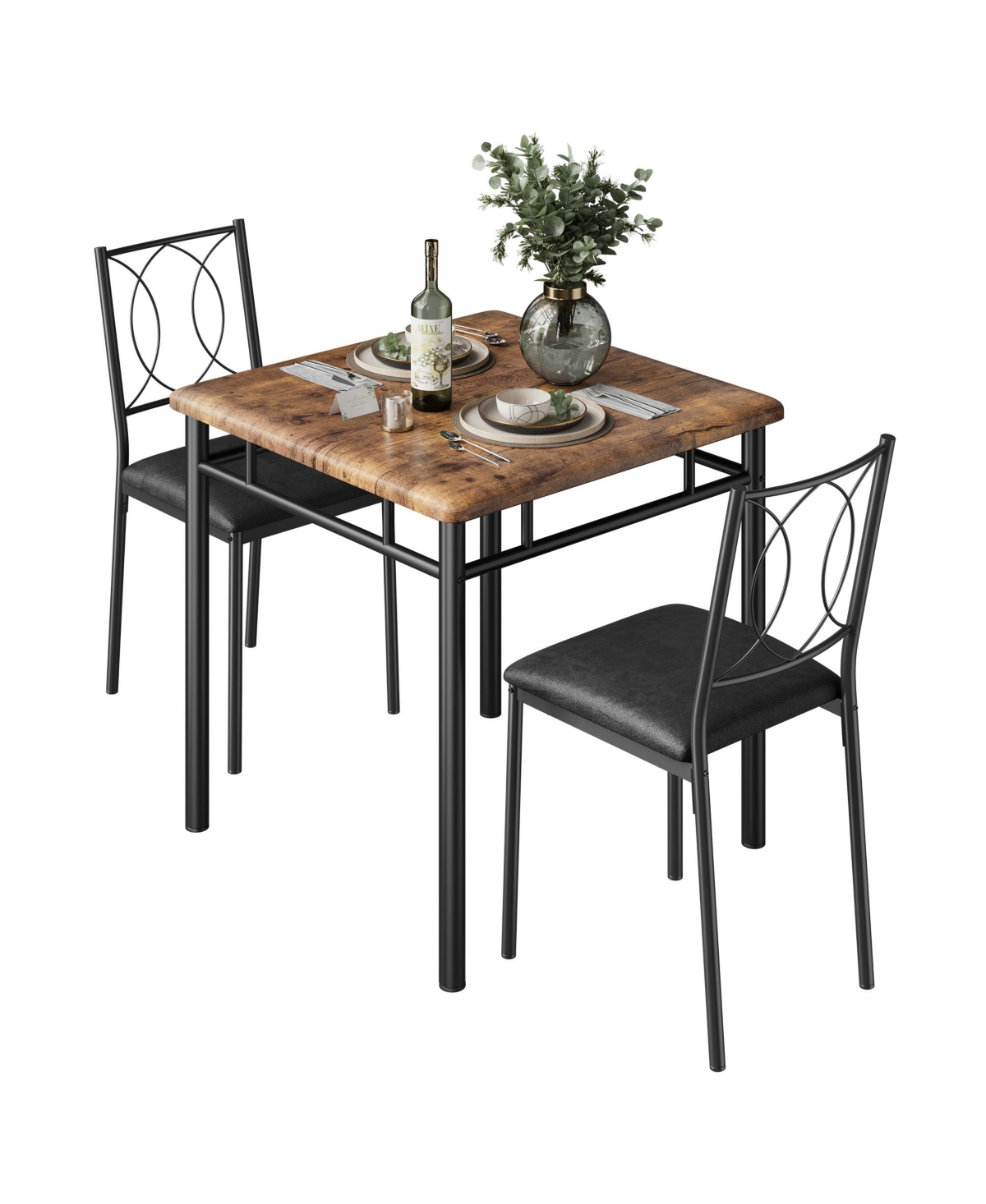Click here for homfan Space-Saving 3-Piece Dining Table Set for 2... prices
