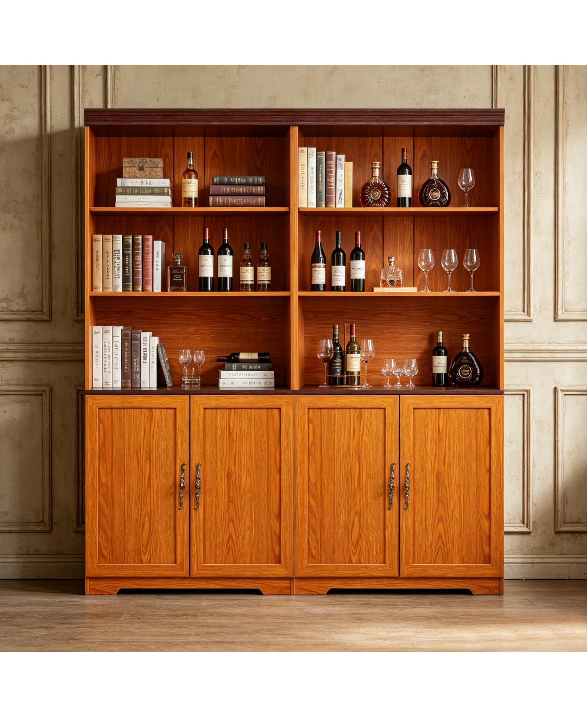 Click here for Streamdale Furniture 2-Piece Tall Storage Bookcase... prices