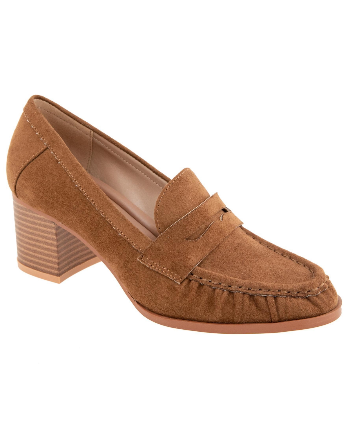 Click here for BCBGeneration Womens Koen High Heel Loafer - Tan prices