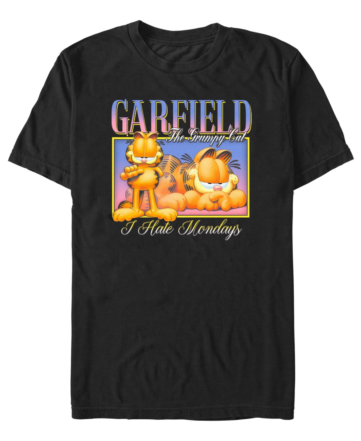 Click here for Fifth Sun MensÂ Garfield Monday Vibe T-Shirt - Bla... prices