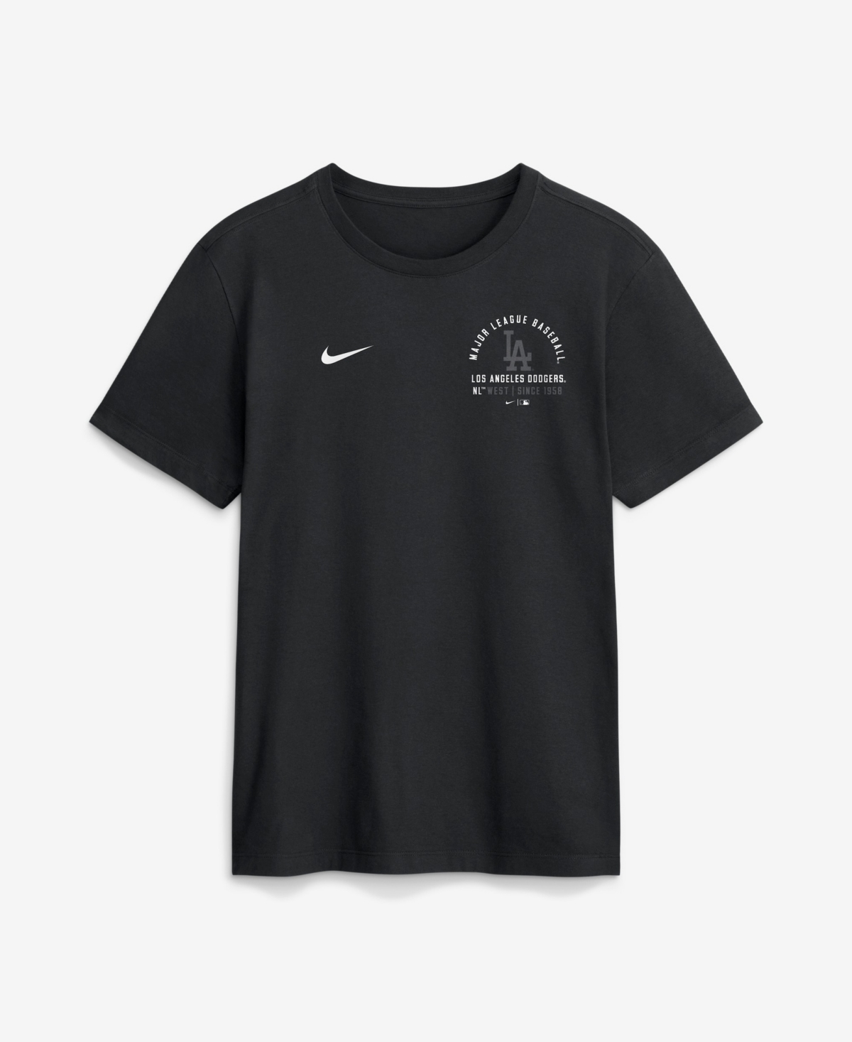 Click here for Nike Mens Black Los Angeles Dodgers Split Logo T-S... prices