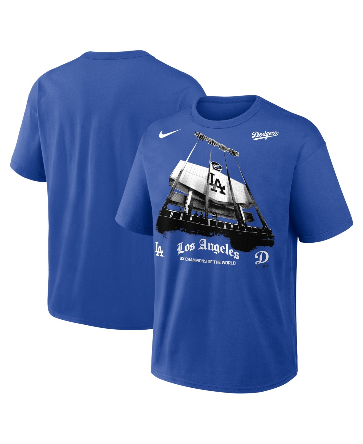 Click here for Nike Mens Royal Los Angeles Dodgers 9x Champions o... prices