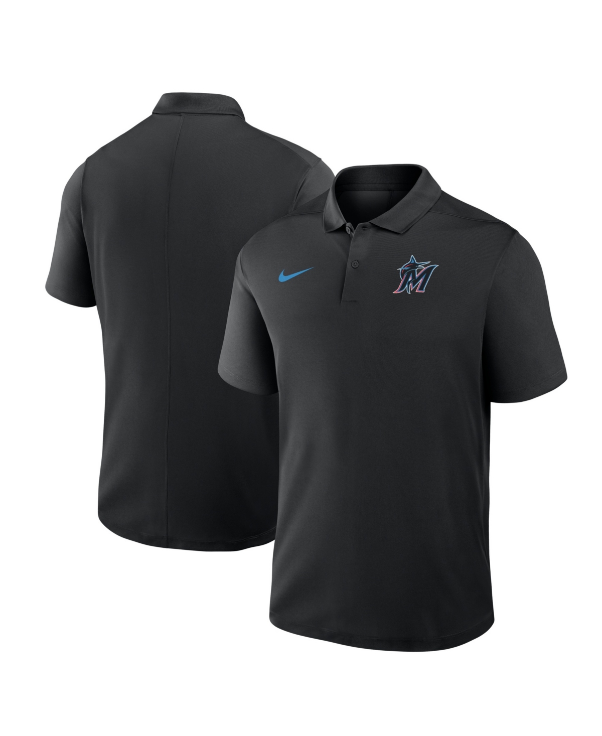 Click here for Nike Mens Black Miami Marlins Dri-fit Victory Polo... prices