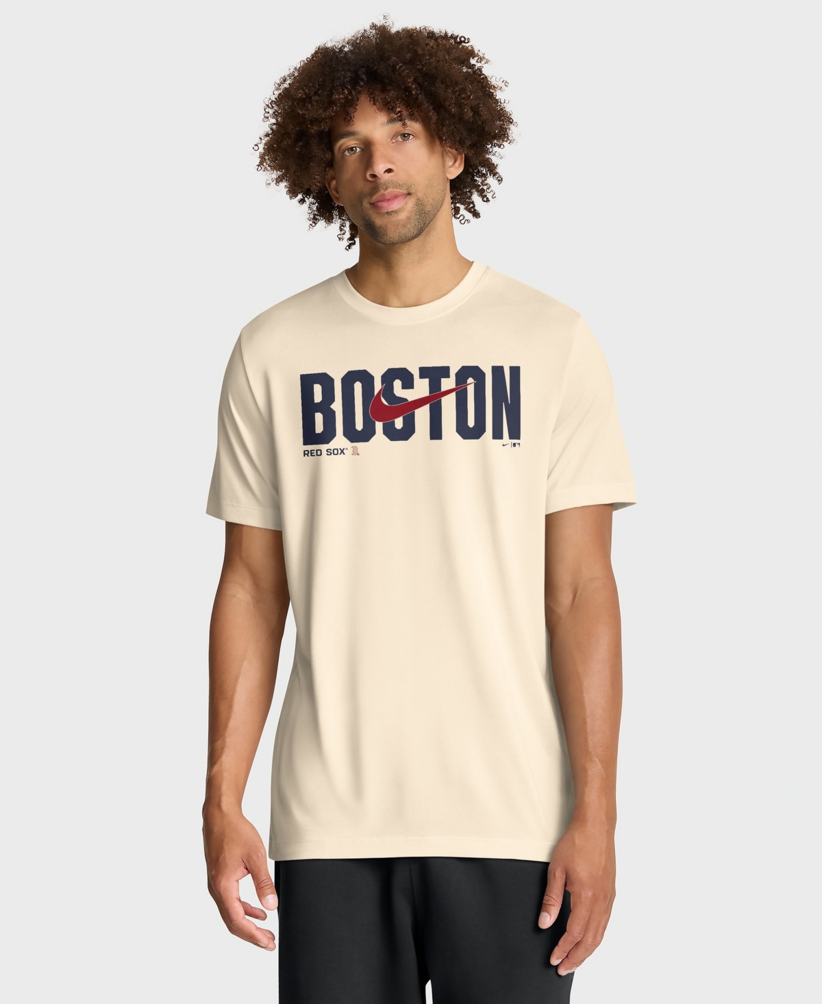 Click here for Nike Mens Cream Boston Red Sox Swoosh Legend Dri-f... prices