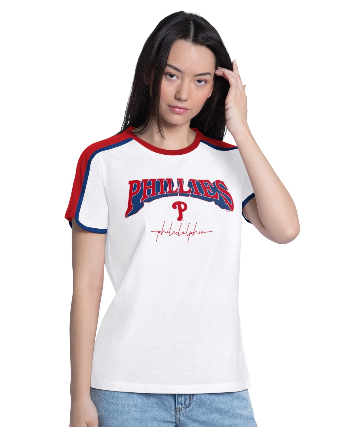 Click here for G-iii 4Her by Carl Banks Womens White Philadelphia... prices