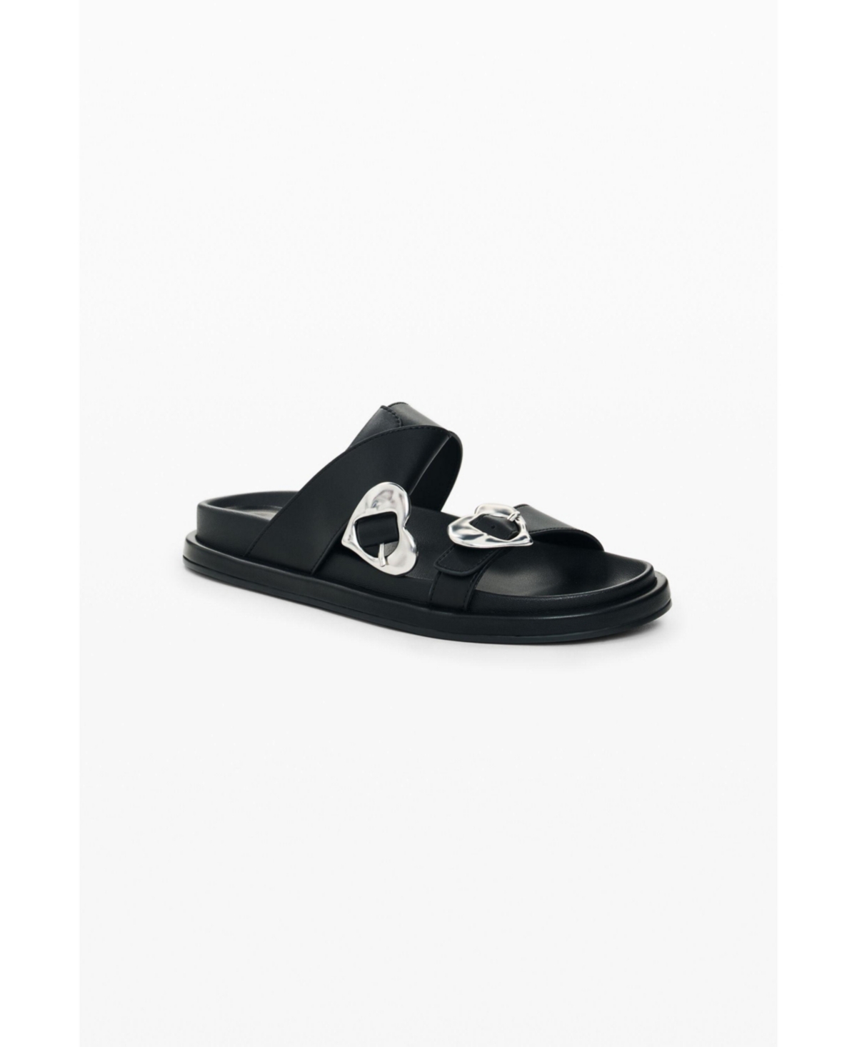 Click here for Desigual Womens Sandalia plataforma corazon - Blac... prices