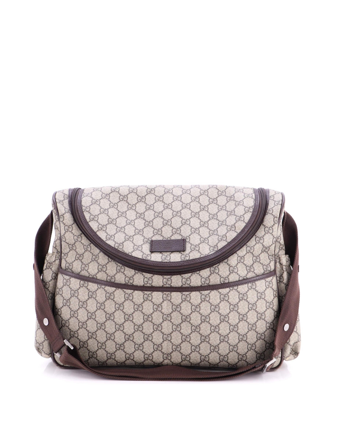 Click here for Pre-Owned Gucci Diaper Crossbody Bag Gg Coated Can... prices