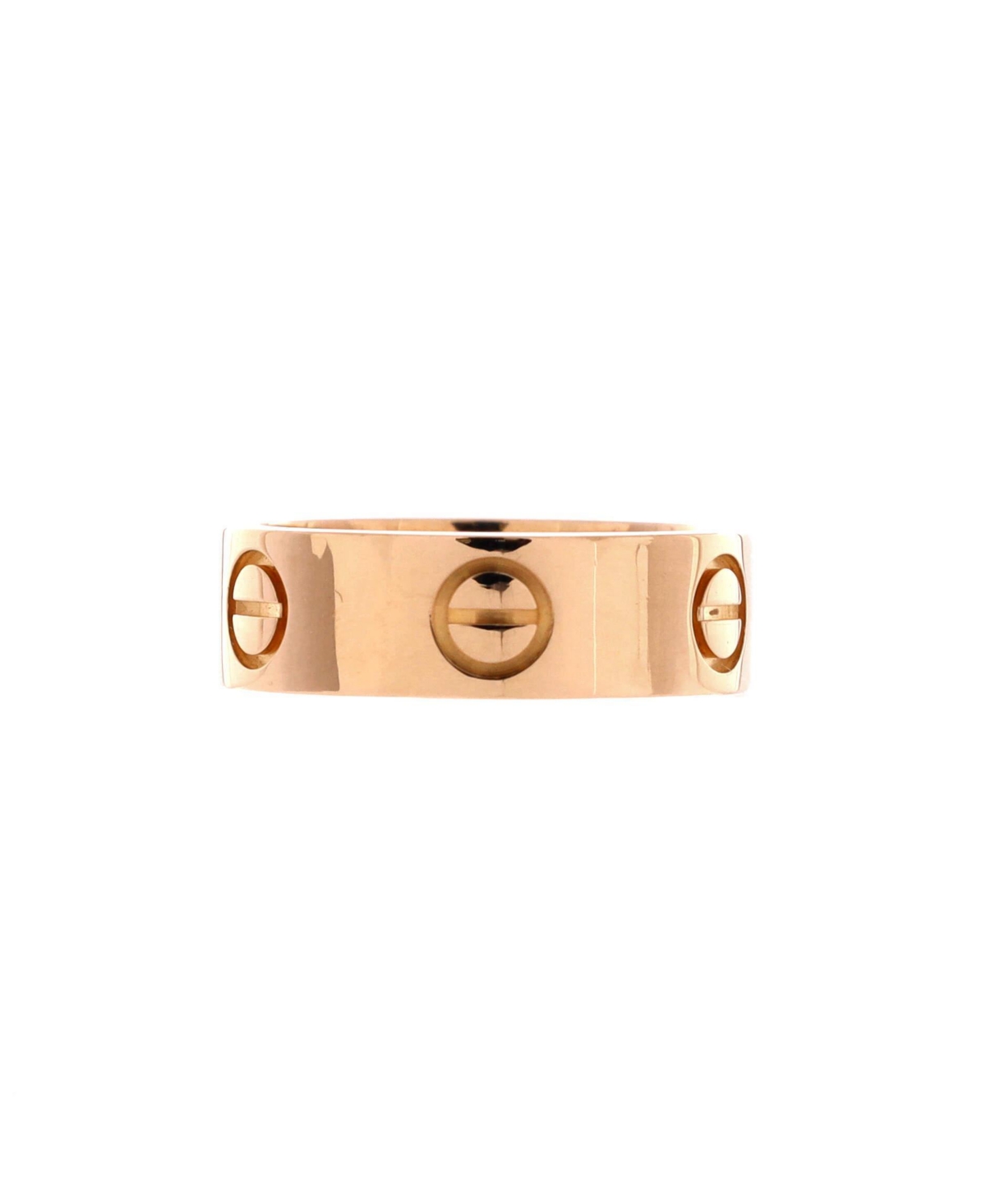 Click here for Pre-Owned Cartier Love Band Ring - 18k rose gold prices