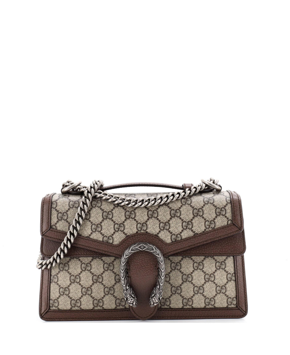 Click here for Pre-Owned Gucci Small Dionysus Top Handle Chain Ba... prices