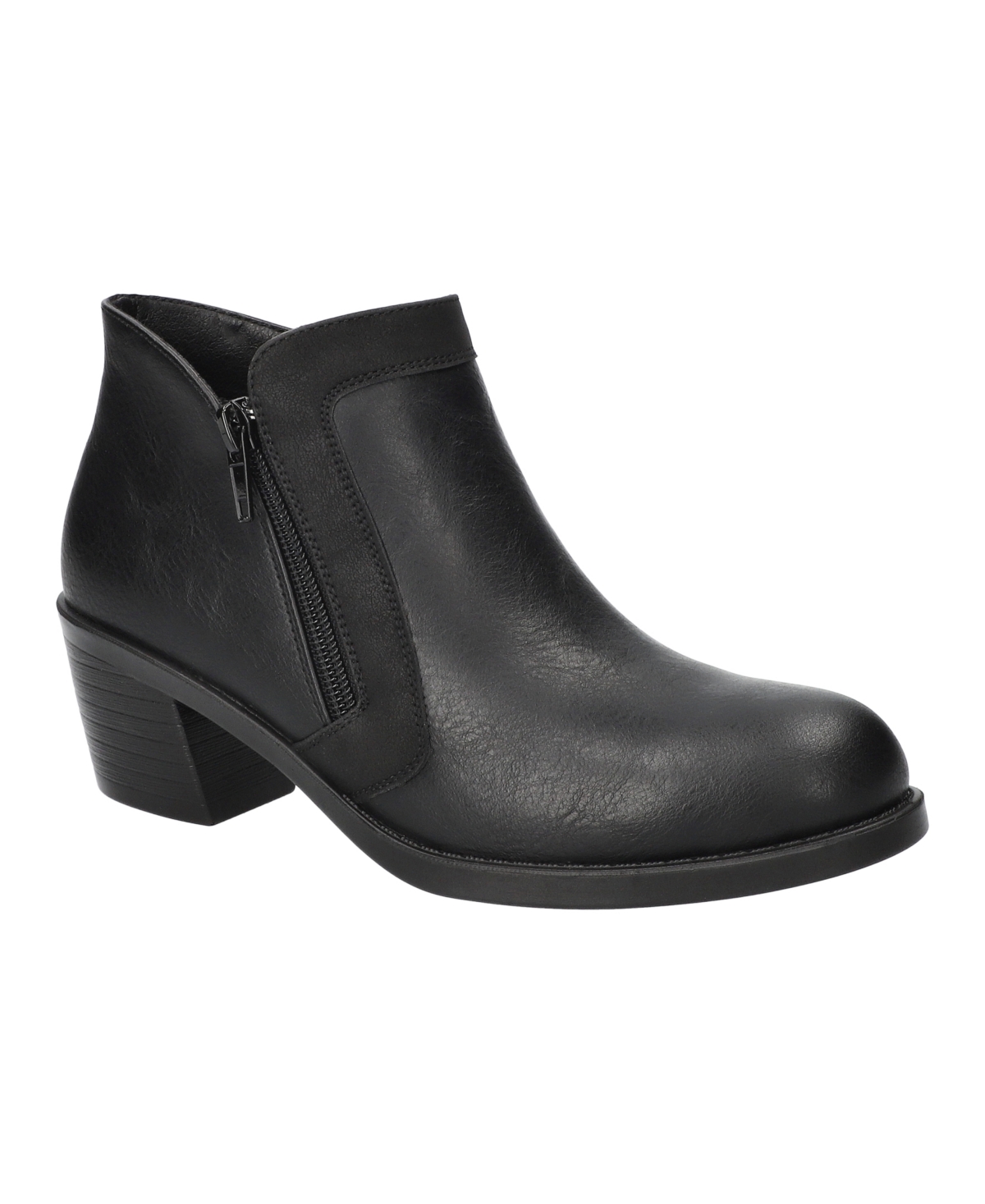 Click here for Easy Street Womens Bradley Block Heel Ankle Bootie... prices