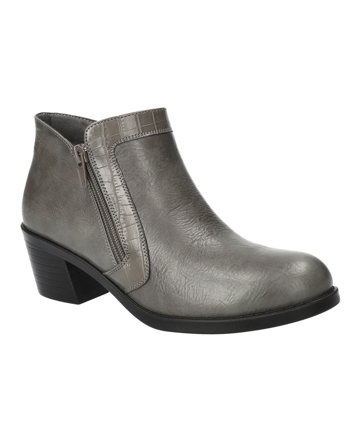 Click here for Easy Street Womens Bradley Block Heel Ankle Bootie... prices