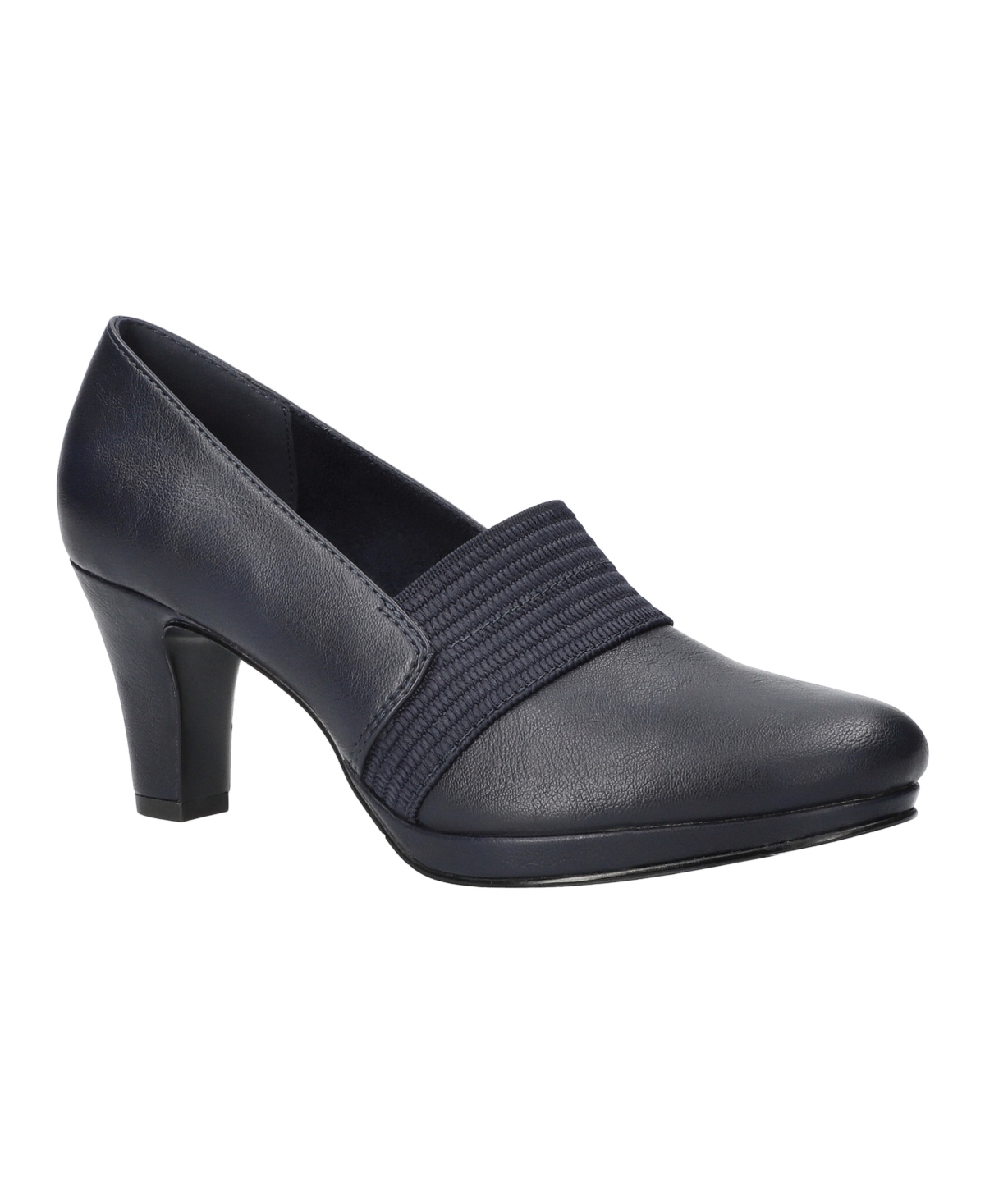 Click here for Easy Street Womens Donya Slip-On Pumps - Navy prices