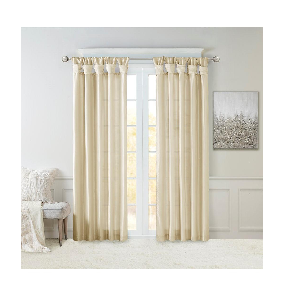 Click here for Avobird Twist Tab Lined Window Curtain Panel Champ... prices
