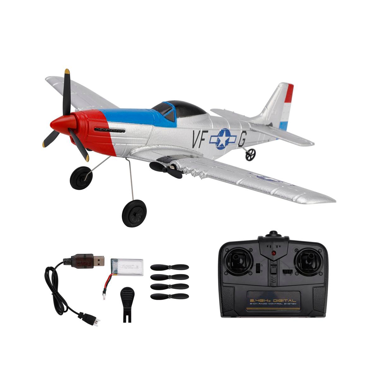 Click here for Bruce & Shark 2.4GHz Rc Plane â 3 Channel with G... prices