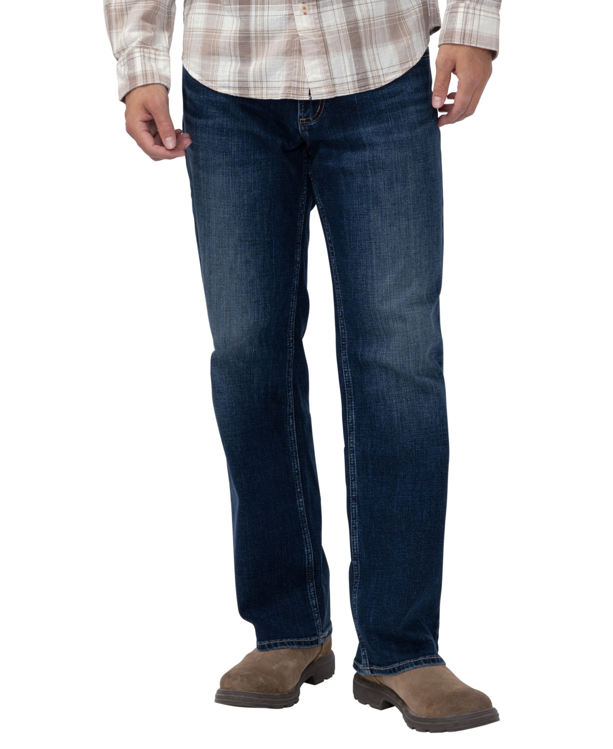 Click here for Silver Jeans Co. Mens Gordie Straight-Leg Jeans -... prices