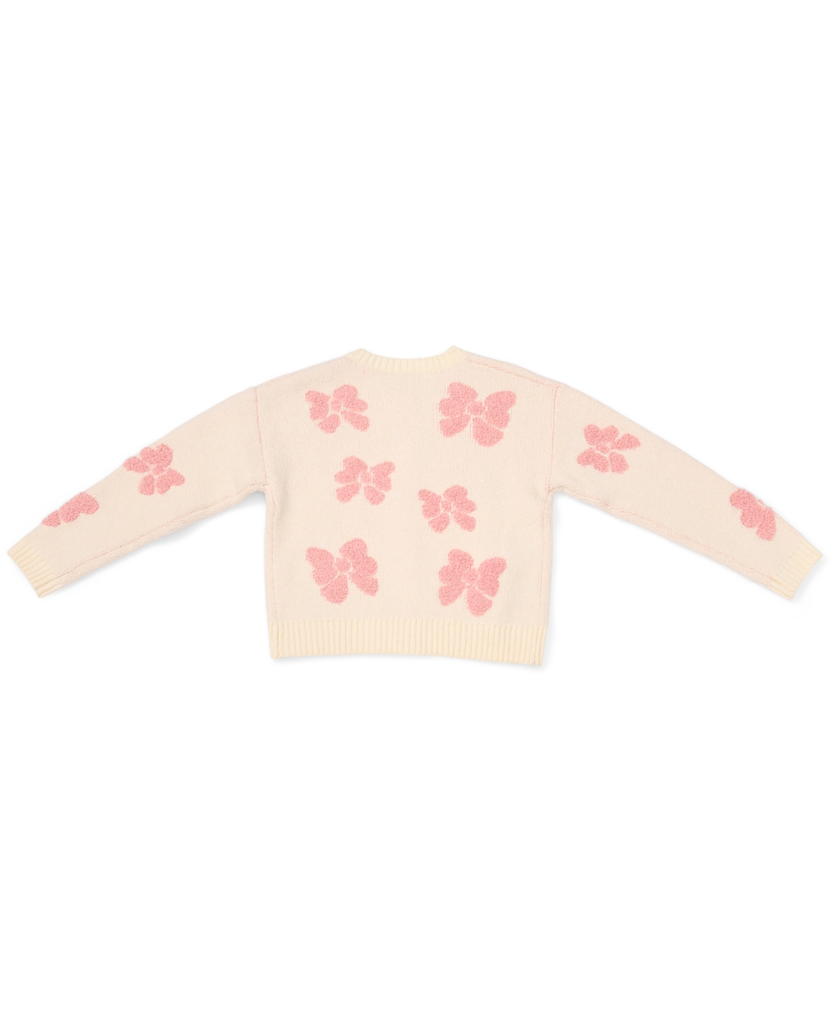 Click here for CeCe Girls 4-16 Crewneck Buttoned Bow Sweater - Na... prices