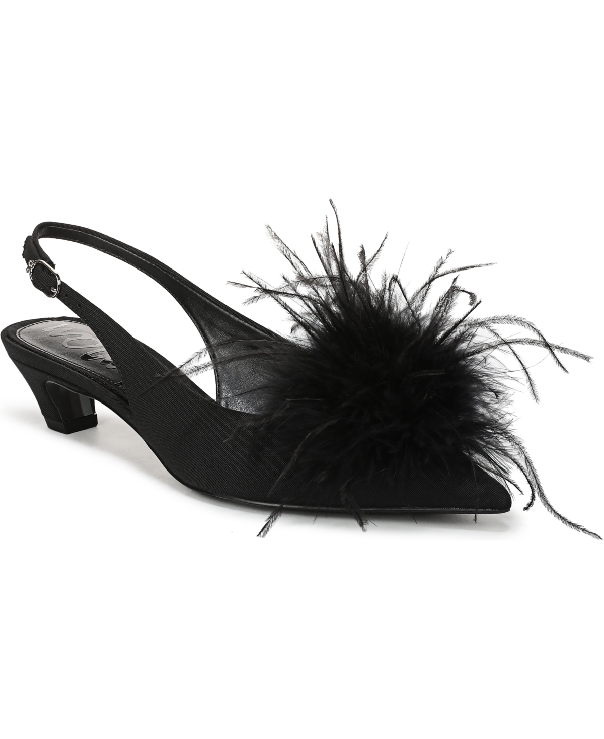Click here for Sam Edelman Womens Finch Feather Slingback Pumps -... prices