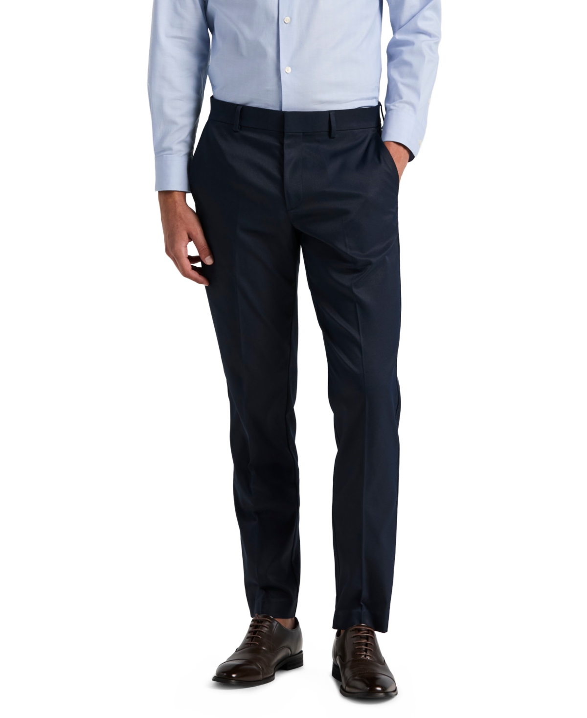 Click here for Perry Ellis Portfolio Mens Flat Front Modern-Fit D... prices