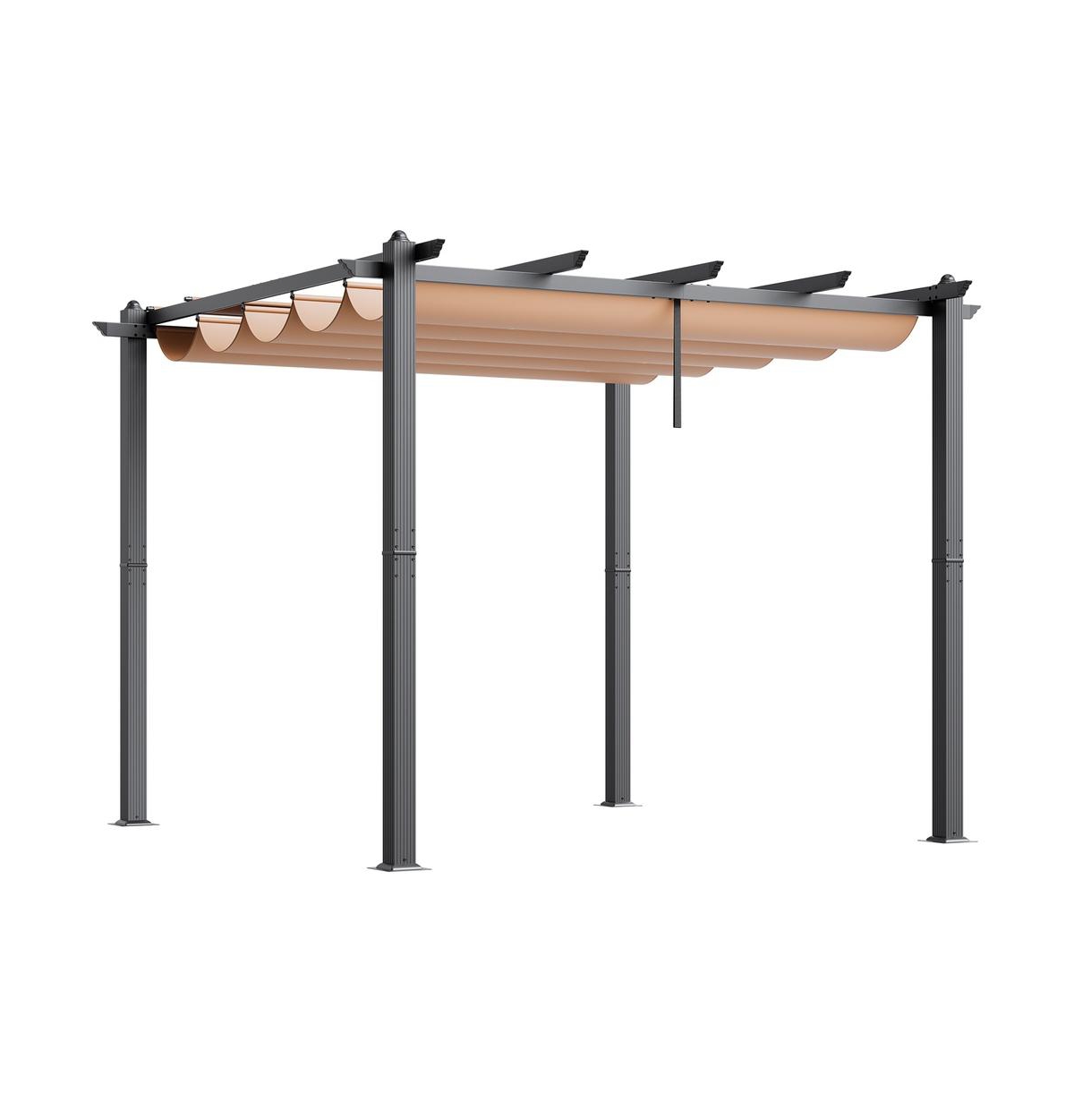 Click here for Sugift Outdoor Retractable Pergola with Canopy Alu... prices