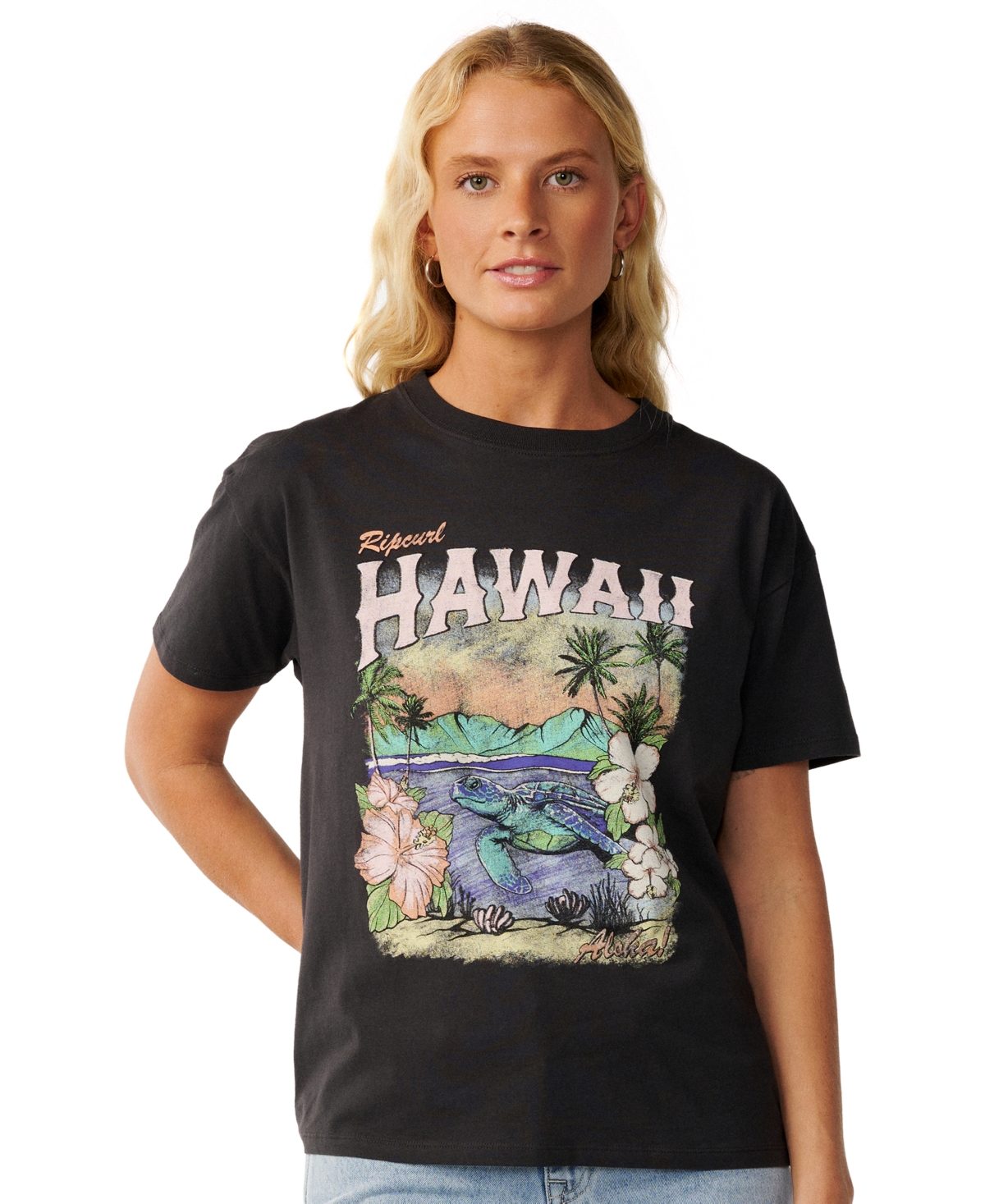 Click here for Rip Curl Womens Turtle Bay Relaxed Crewneck T-Shir... prices