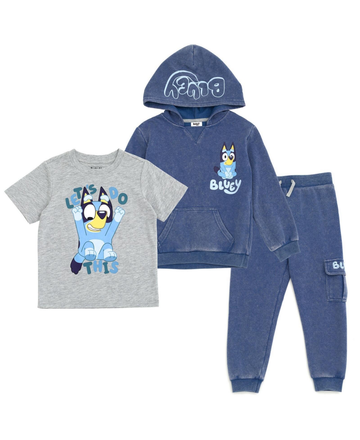 Click here for Bluey Toddler Boys 2T -5T Fleece Hoodie and Pants... prices