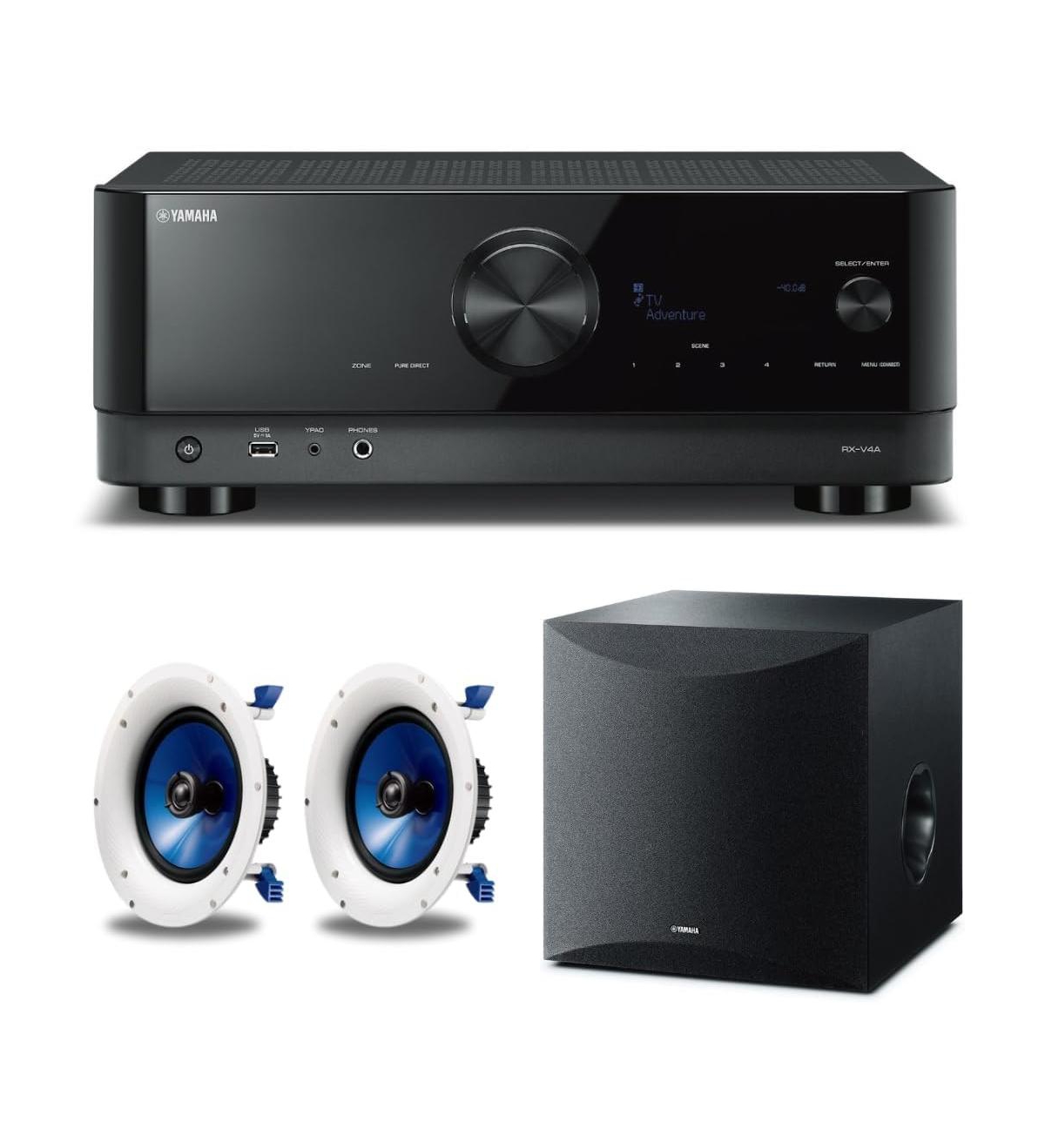 Click here for Yamaha 5.1 Av Receiver Speaker and Subwoofer Home... prices