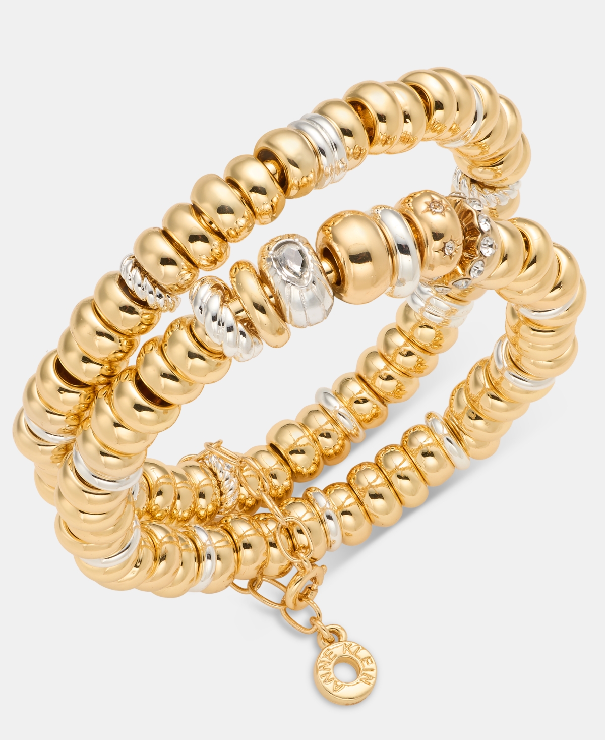 Click here for Anne Klein Rondelle Beaded Stretch Bracelets  2-Pi... prices