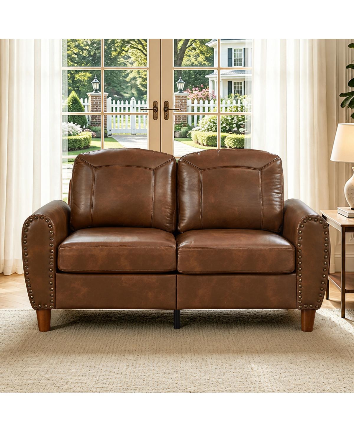 Click here for Streamdale Furniture 59 Classic Faux Leather Loves... prices
