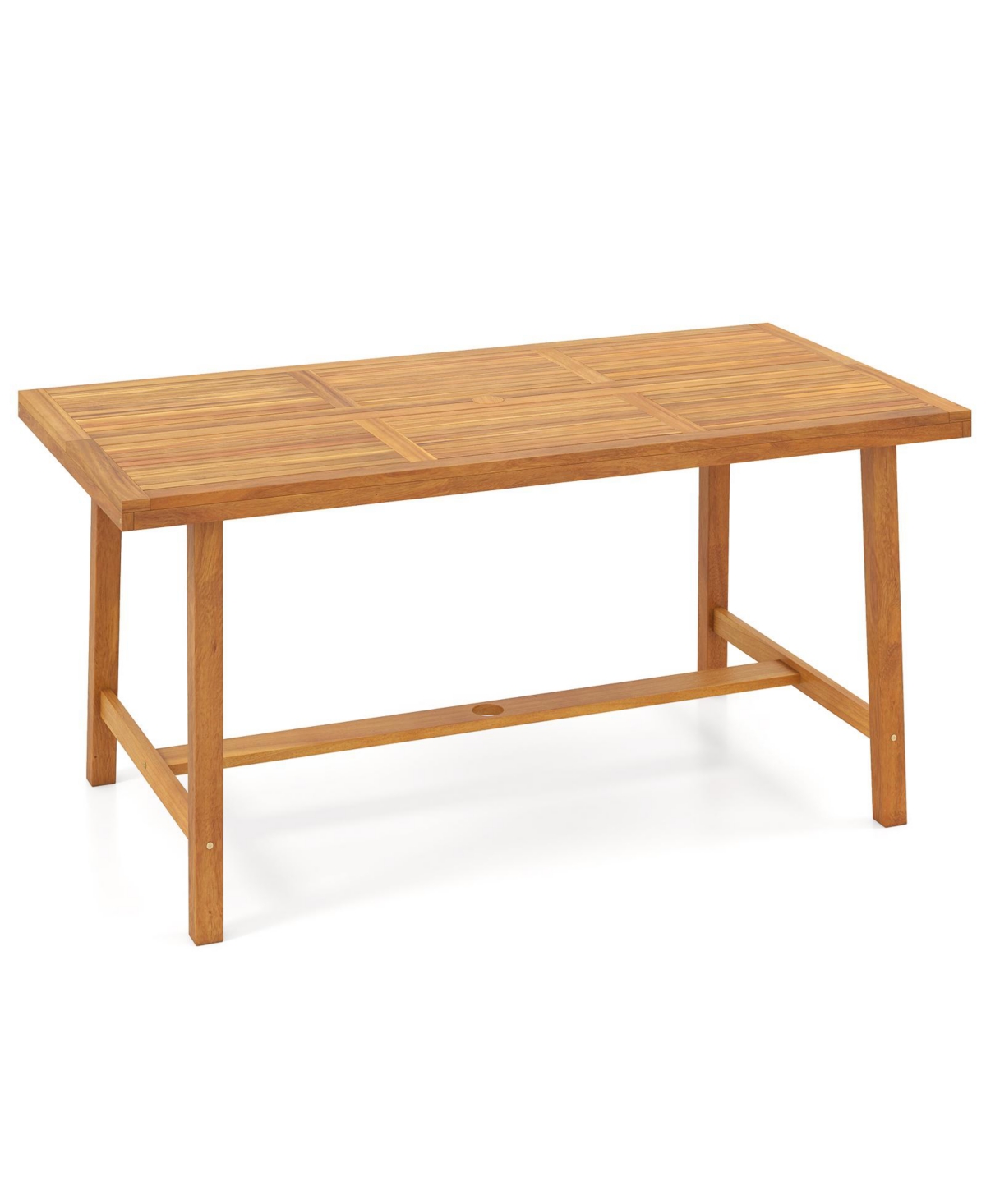 Click here for Sugift Acacia Wood Dining Table for 6 People Heavy... prices