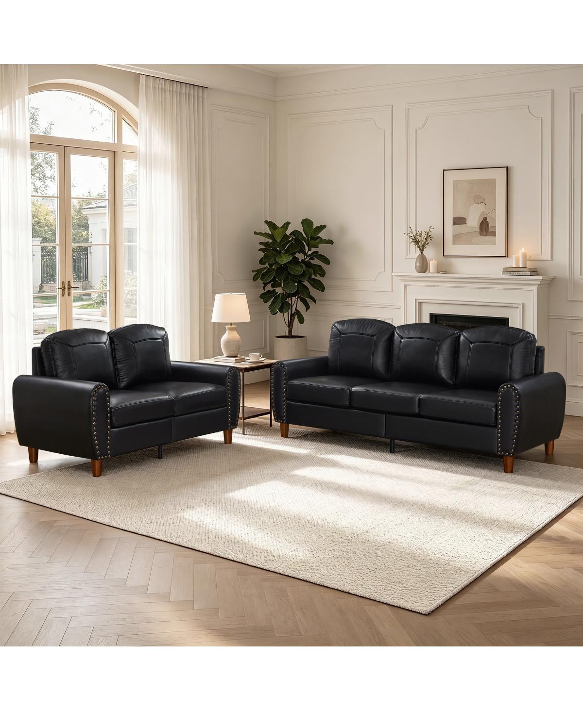 Click here for Streamdale Furniture 2-Piece Breathable Faux Leath... prices