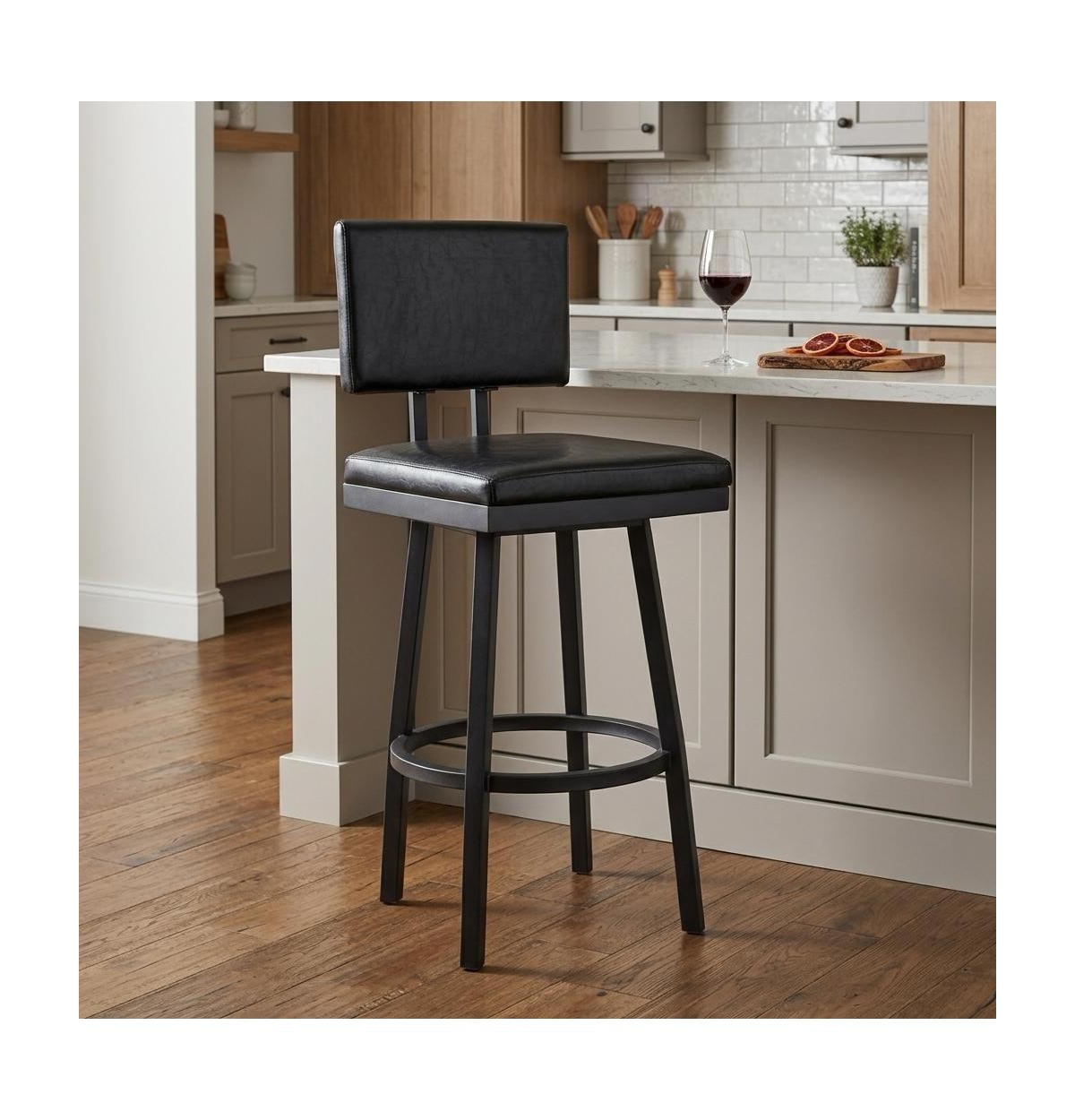 Click here for HomeRoots 26 Iron Swivel Counter Height Bar Chair... prices