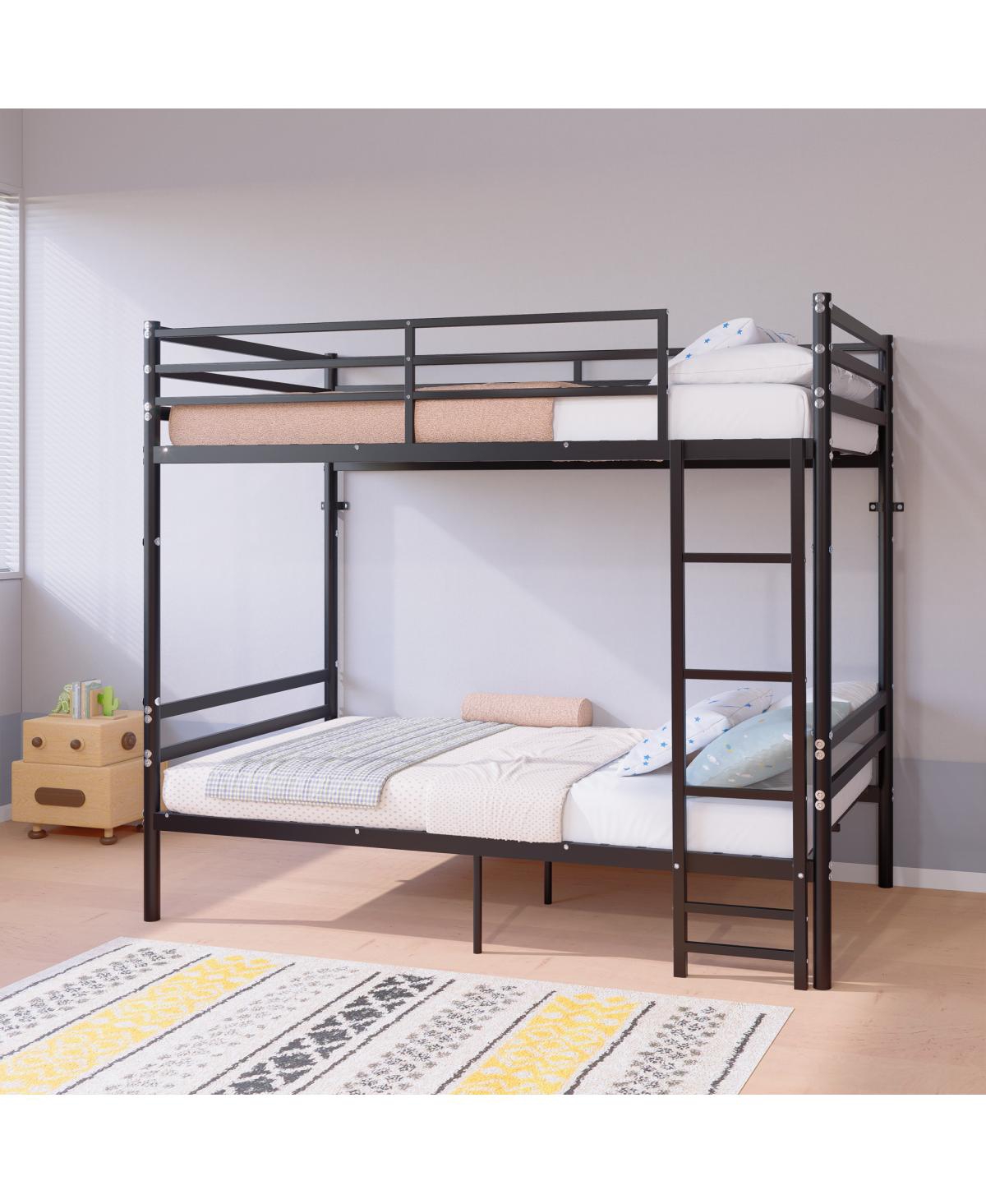 Click here for Streamdale Furniture Twin Over Twin Metal Bunk Bed... prices