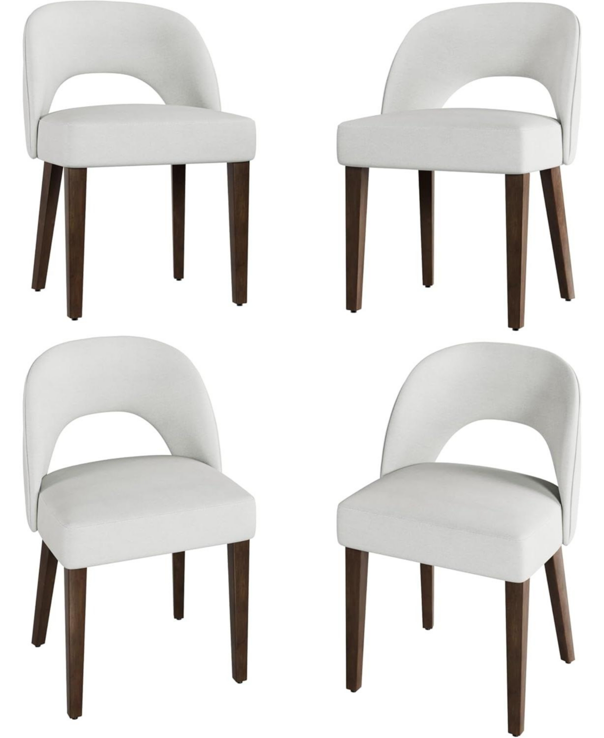 Click here for gaomon Modern Dining Chairs Set of 4  Plush Chenil... prices