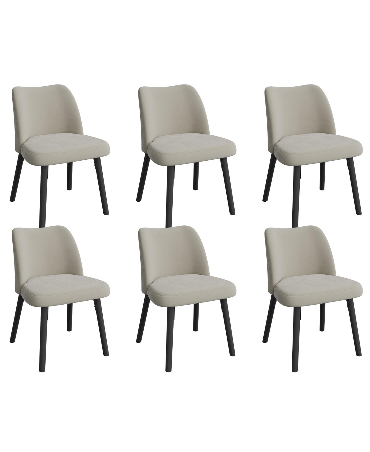 Click here for homfan Dining Chair Set of 6  Upholstered Dining R... prices