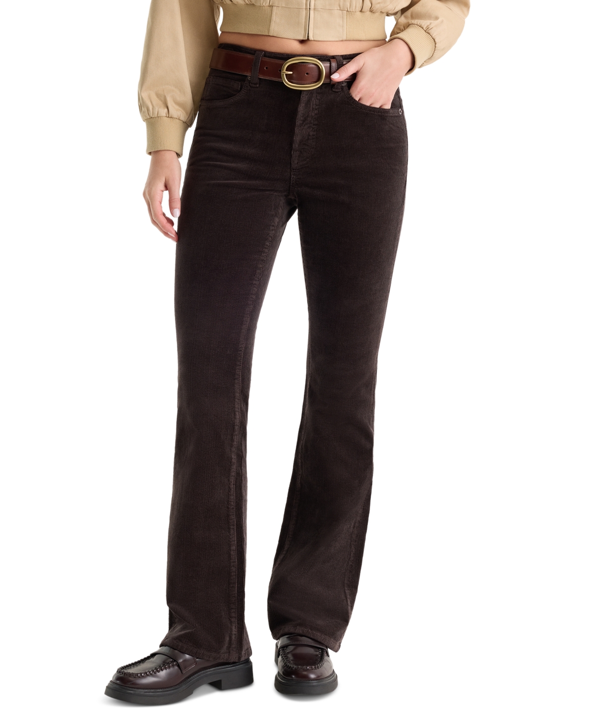 Click here for Good American Womens High-Rise Bootcut Jeans - Esp... prices