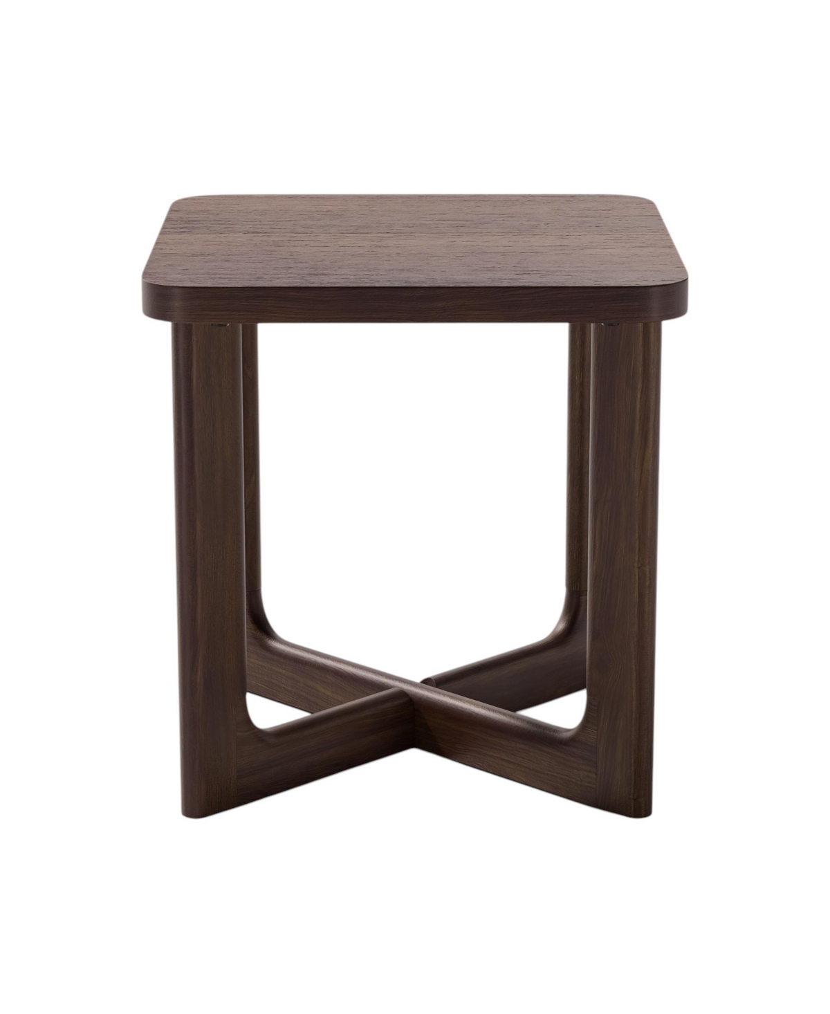 Click here for HomeRoots 24 Solid Wood Square Sled End Table - Br... prices