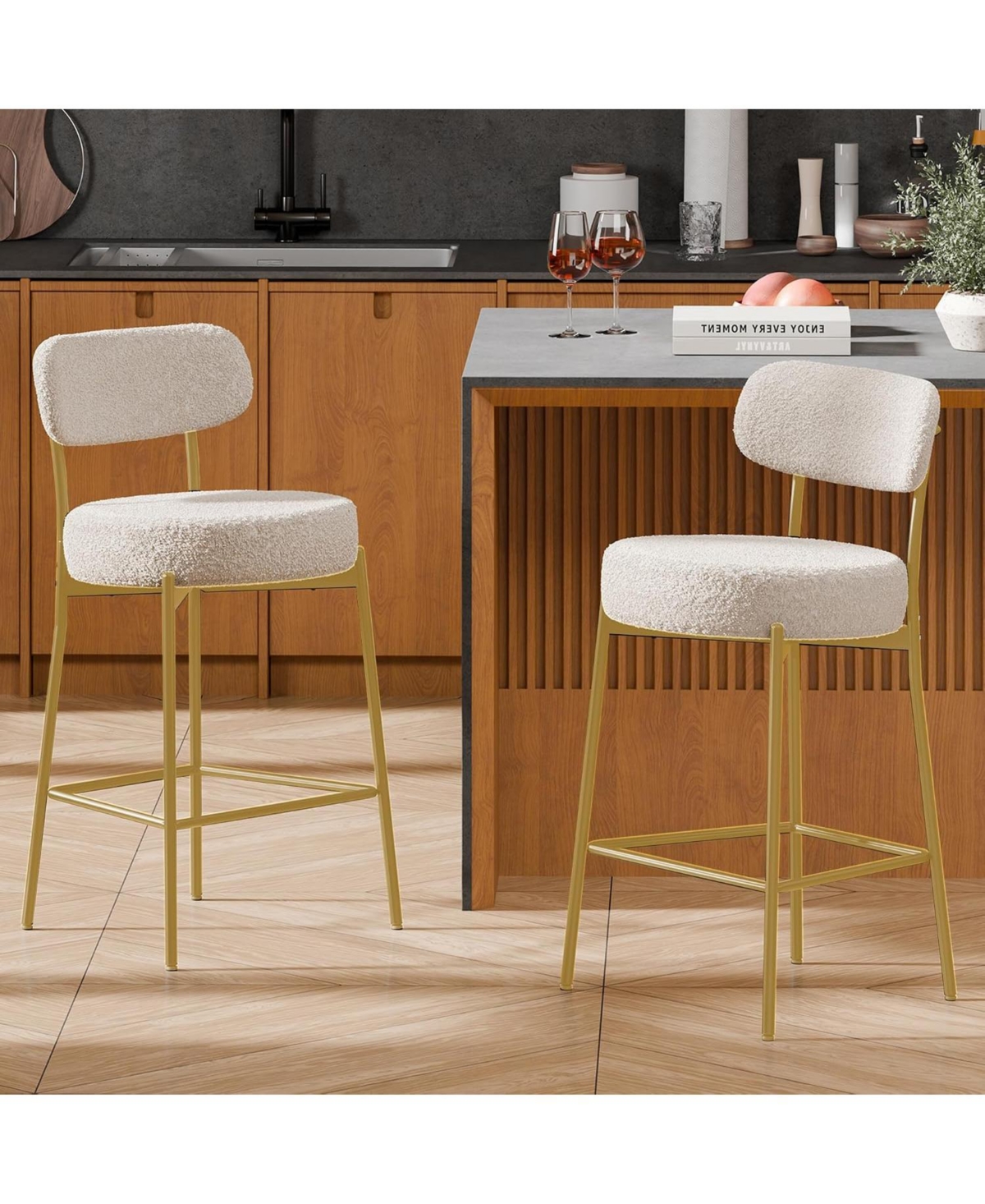 Click here for Dyhome 24 Bar Stools Set of 2  Counter Height Bar... prices