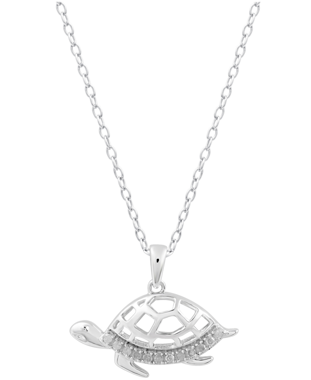 Click here for Diamond Turtle 18 Pendant Necklace (1/10 ct. t.w.)... prices