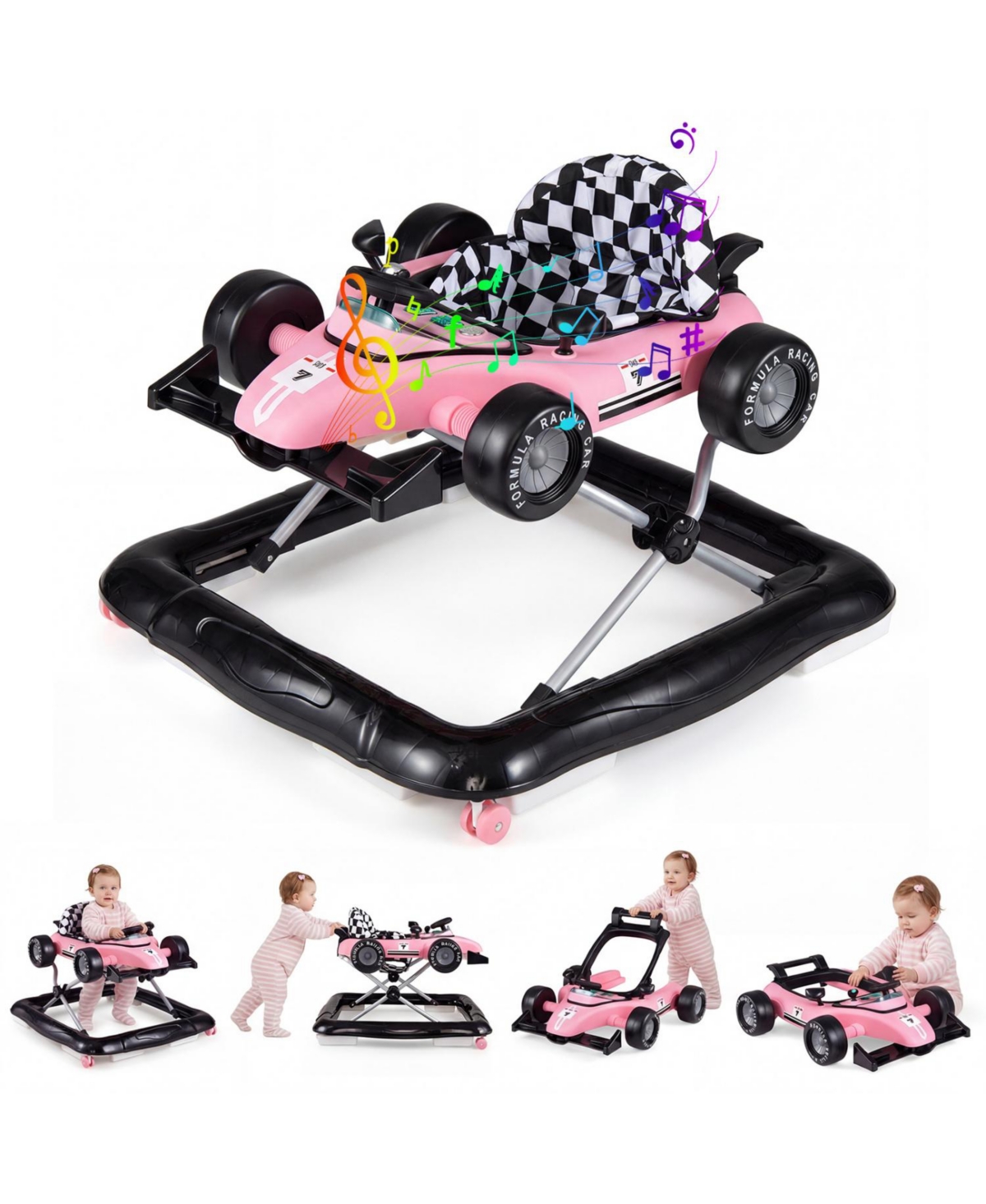 Click here for Slickblue Toddler 4-in-1 Push Walker Activity Cent... prices