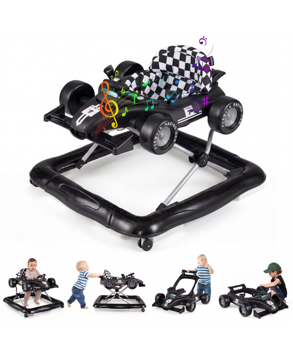 Click here for Slickblue Toddler 4-in-1 Push Walker Activity Cent... prices