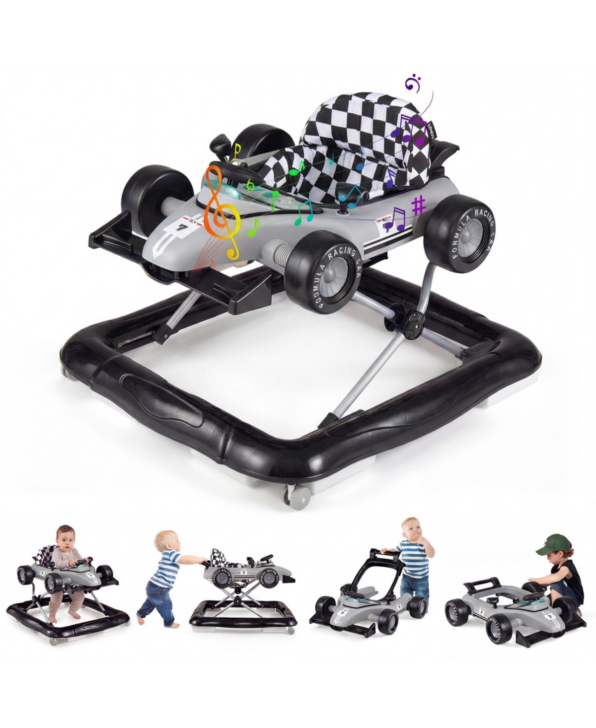 Click here for Slickblue Toddler 4-in-1 Push Walker Activity Cent... prices