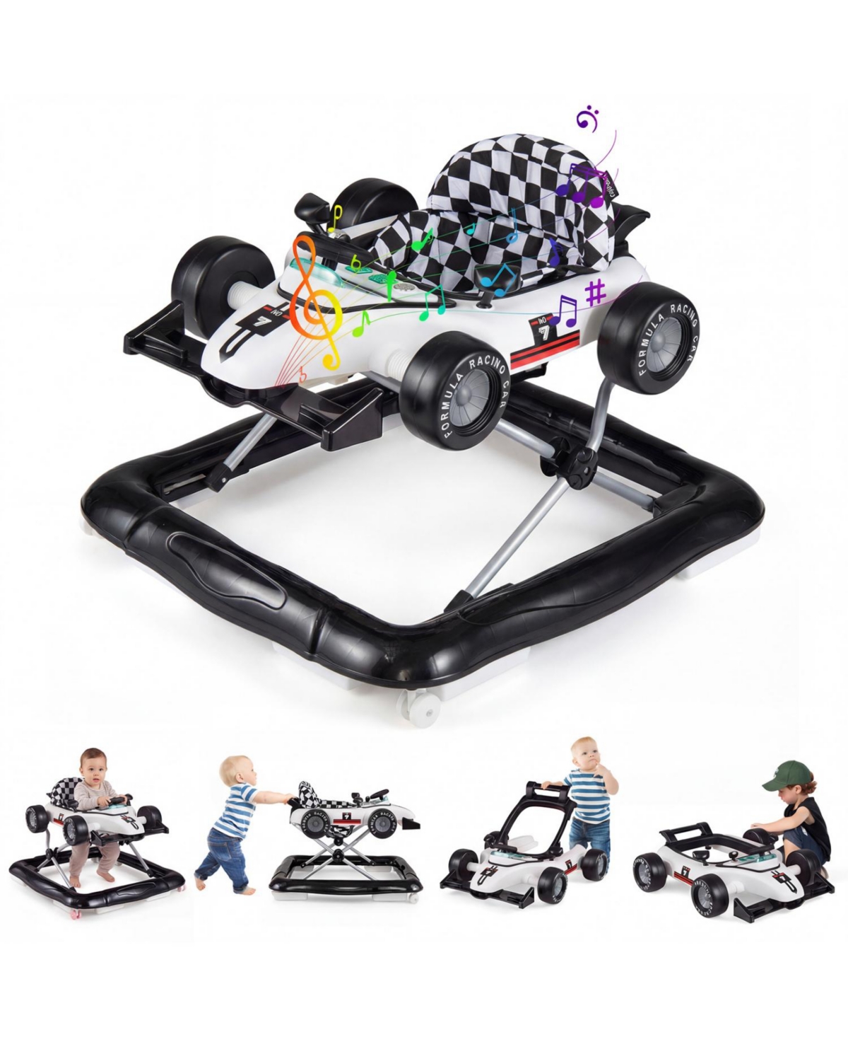 Click here for Slickblue Toddler 4-in-1 Push Walker Activity Cent... prices